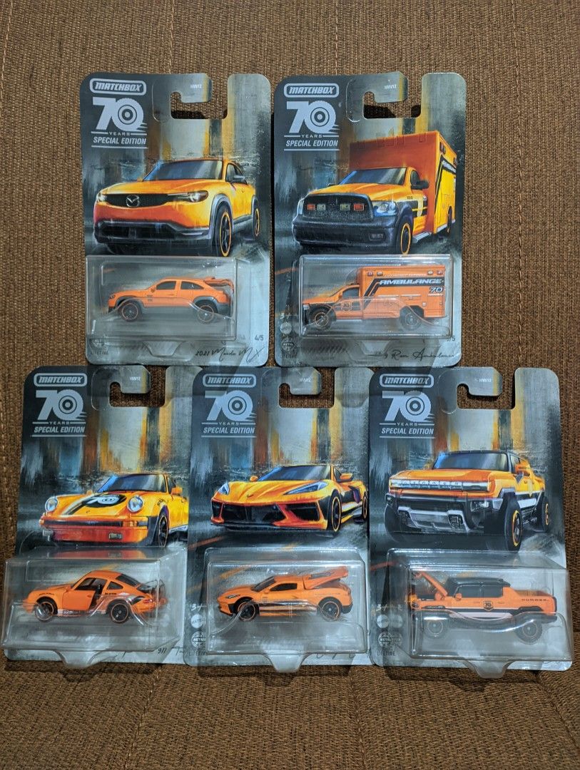 Matchbox 70 years Special Edition 1 Set, Toys & Collectibles, Mainan di ...