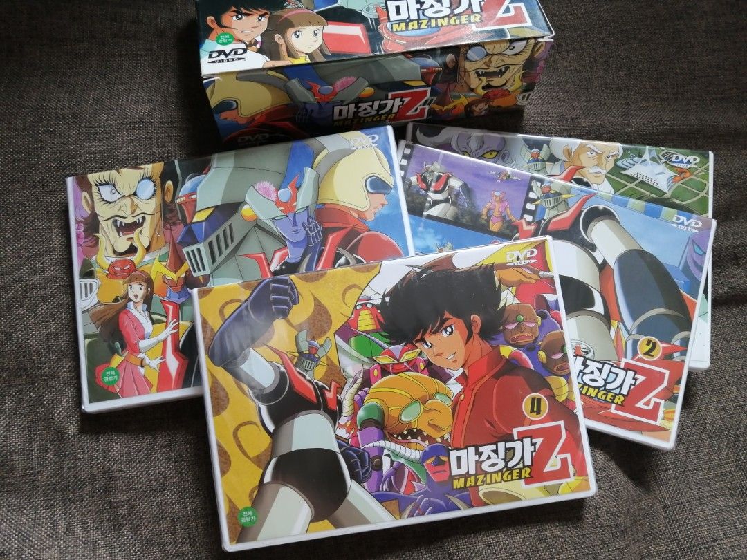 Mazinger Z TV Series DVD Disc - Like New / Unused - 4 DVD Disc, Hobbies ...