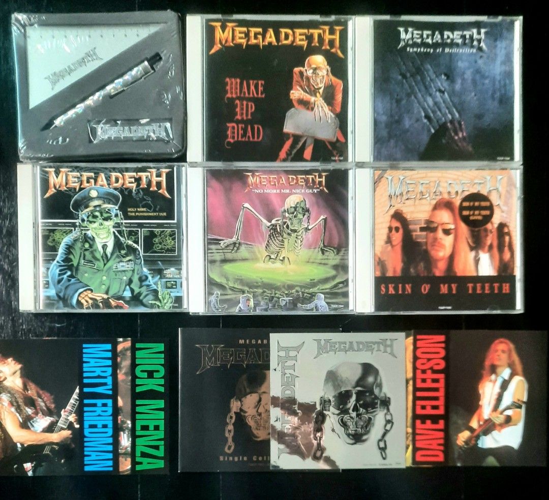 Megadeth - Megadeth Single Collection Box Set CD, Hobbies & Toys, Music ...