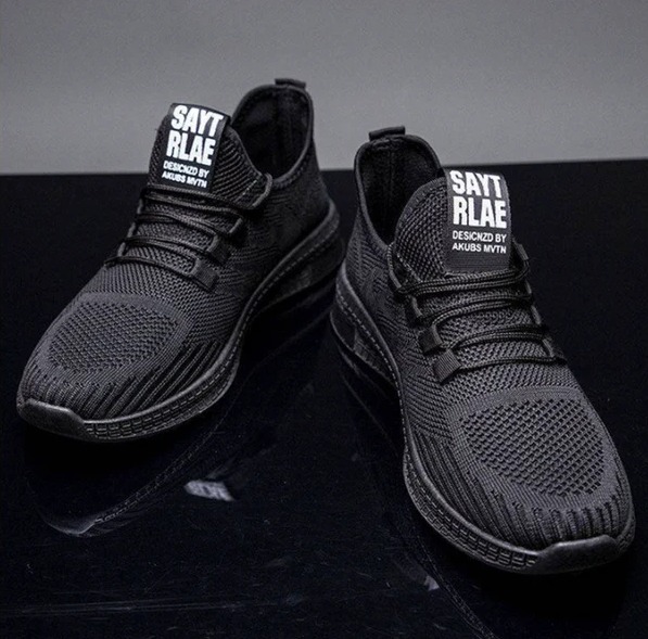 Men's Shoes Soft Canvas Fabric Anti-Slip Rubber Sneakers Cleon Korean ...