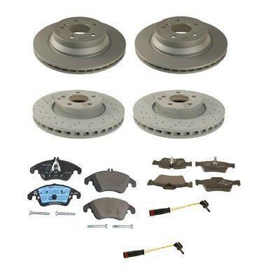 Mercedes w204/w207/w212 original front and rear rotor and brake pads ...