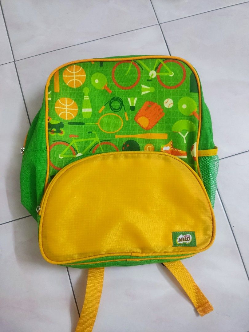 Milo Preschool Backpack bag, Men's Fashion, Bags, Backpacks on Carousell