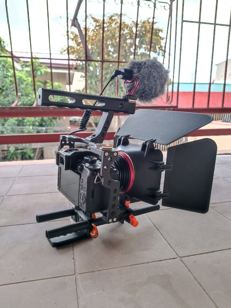 Mirrorless Camera Lumix G7K With Cinema Rig Set, Photography, Cameras ...