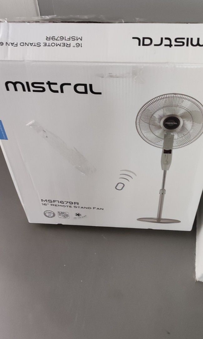 Mistral stand fan, TV & Home Appliances, Other Home Appliances on Carousell