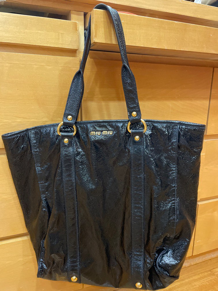 Miu miu tote bag, Luxury, Bags & Wallets on Carousell
