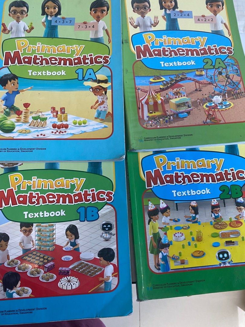 MOE P1 MATH TEXTBOOKS, Hobbies & Toys, Books & Magazines, Textbooks on ...