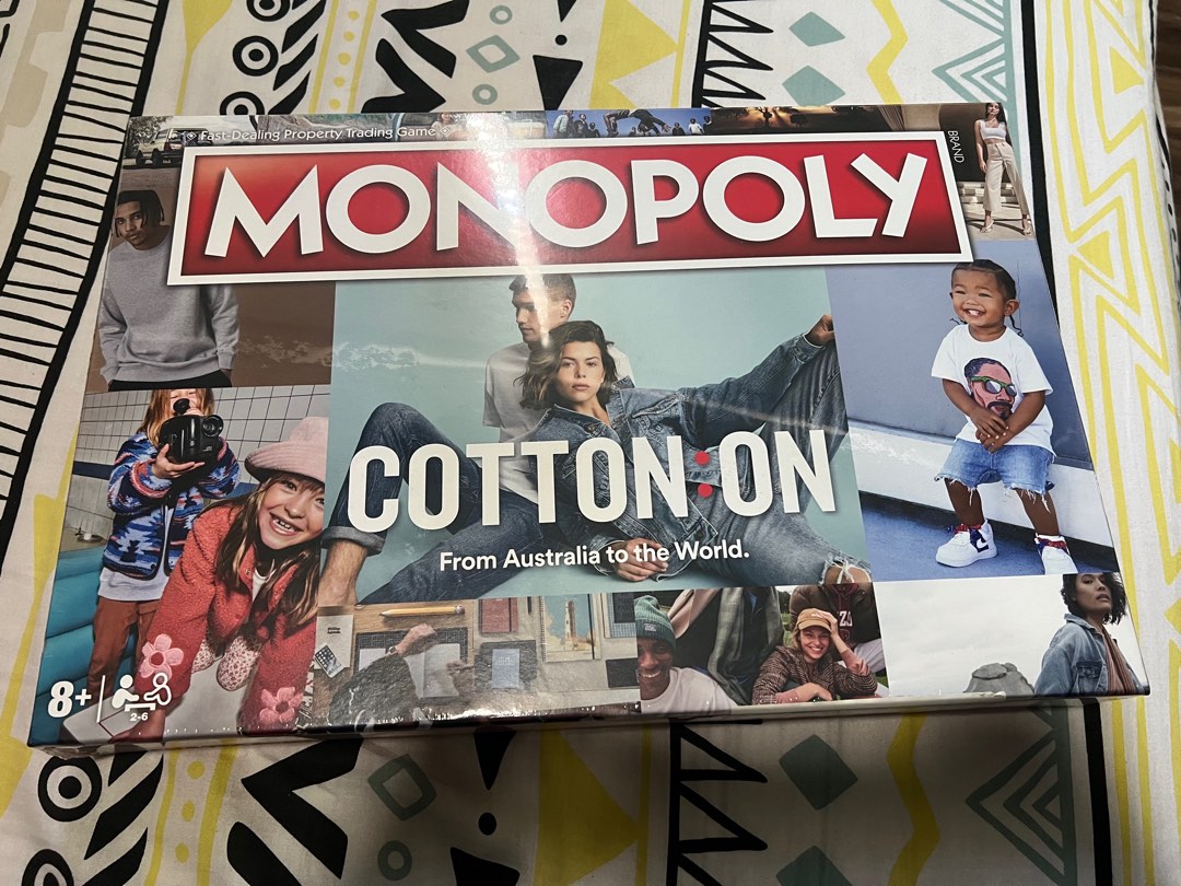 Monopoly collab with cotton on, Hobbies & Toys, Toys & Games on Carousell
