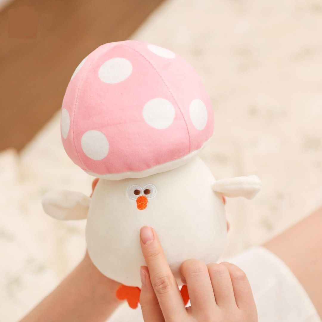 Mushroom Chick Chicken Plush by Miniso on Carousell