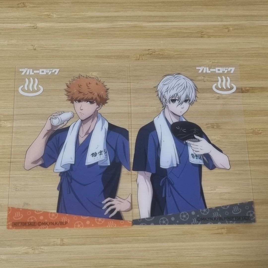 Nagi / Kunigami x Blue Lock Raku Spa Clear Cards, Hobbies & Toys, Toys ...