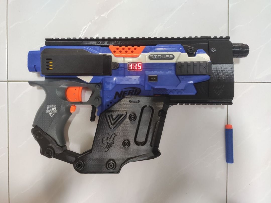 Nerf Modded Stryfe + Kriss Vector Kit, Hobbies & Toys, Toys & Games on ...