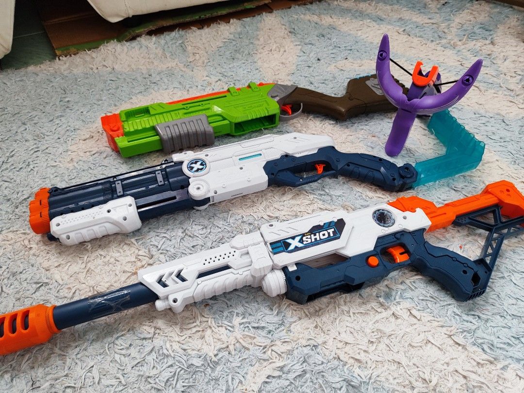 nerf xshot bundle on Carousell
