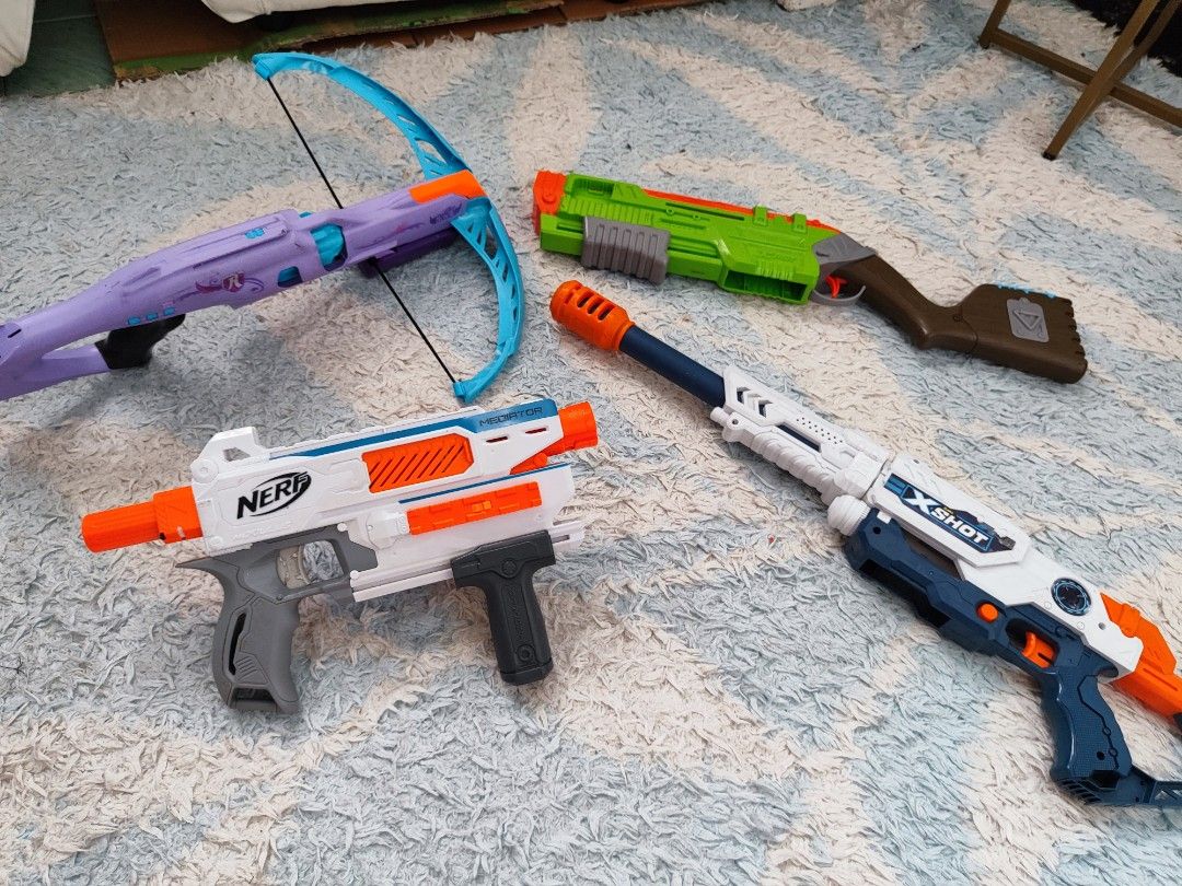 nerf xshot bundle on Carousell