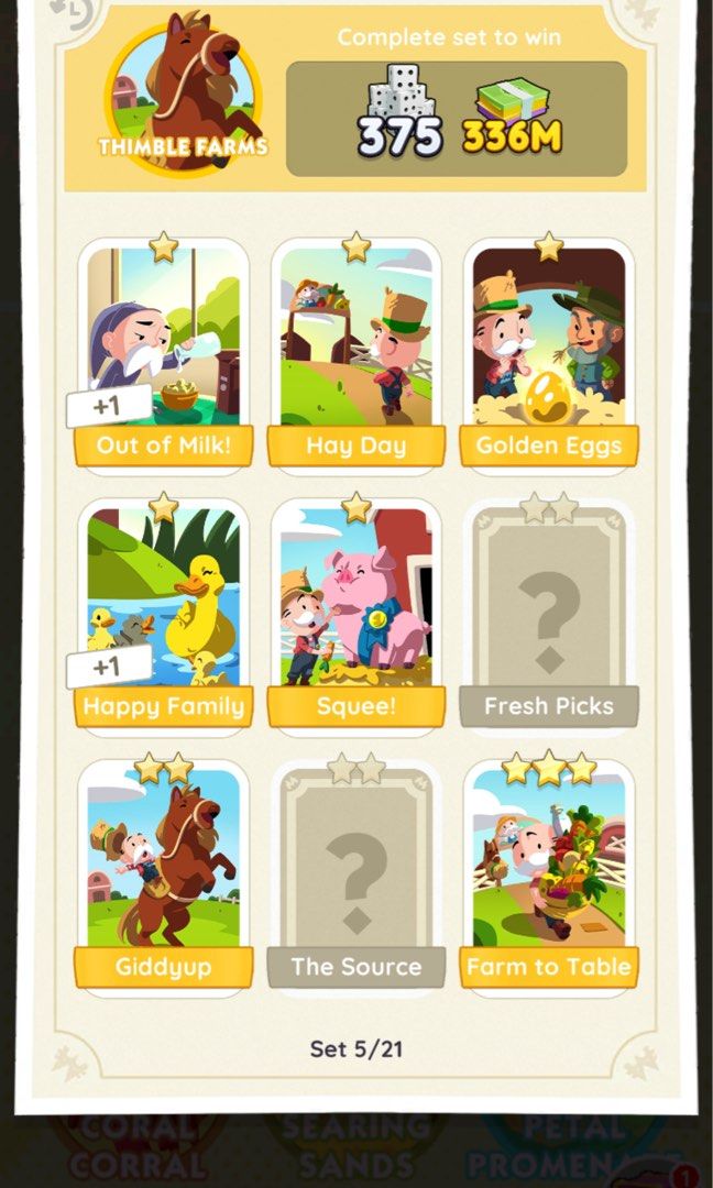 [New Season] Monopoly Go Stickers 1 star to 5 star, Video Gaming, Video ...