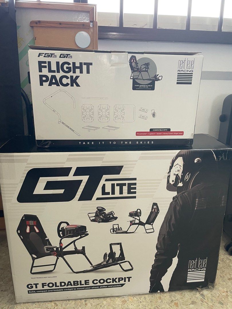 Next Level Racing Sim Chair + Logitech G29 + Shifter, Video Gaming ...