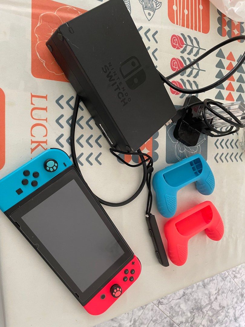 Nintendo Switch Gen 2 full set included game Super Mario Odyssey, China ...