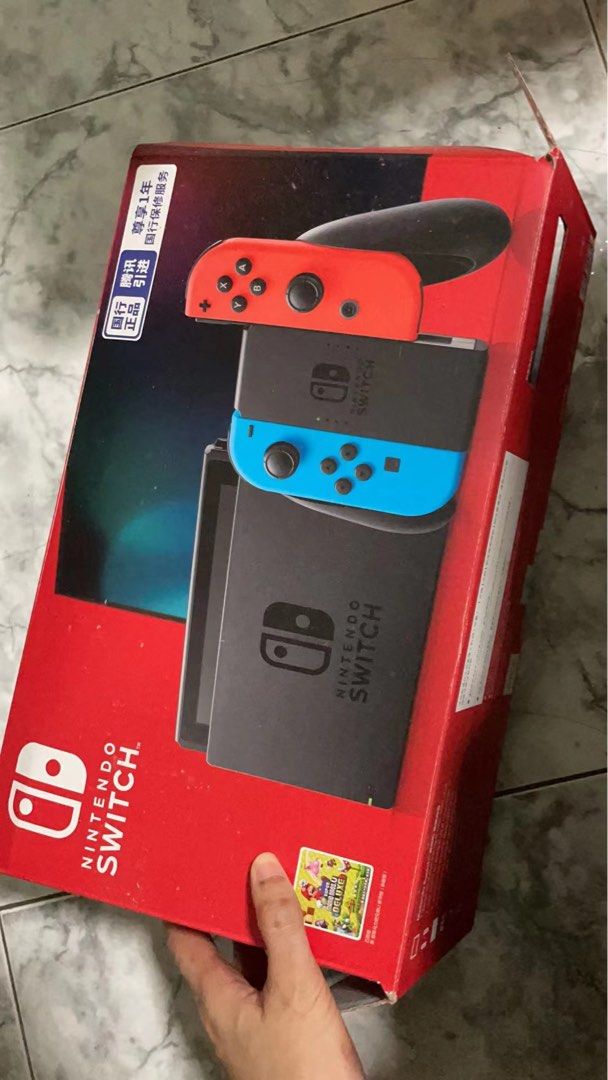 Nintendo Switch Gen 2 full set included game Super Mario Odyssey, China ...