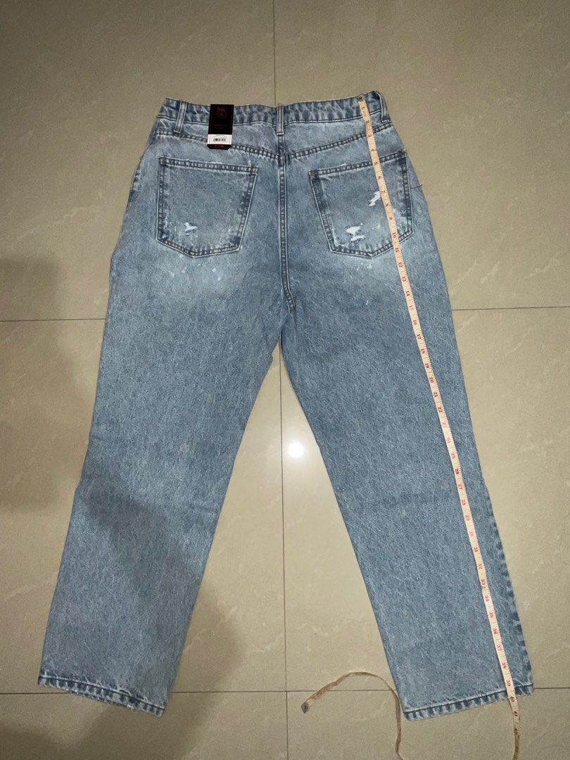 No Boundaries Super High Rise Relaxed Fit 90s Ripped Jeans (Size 13) on ...
