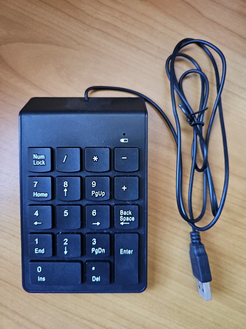 Numeric Keypad wired, Computers & Tech, Parts & Accessories, Computer Keyboard on Carousell