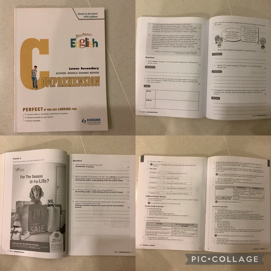 O-level & primary. English & mandarin exercise books., Hobbies & Toys ...