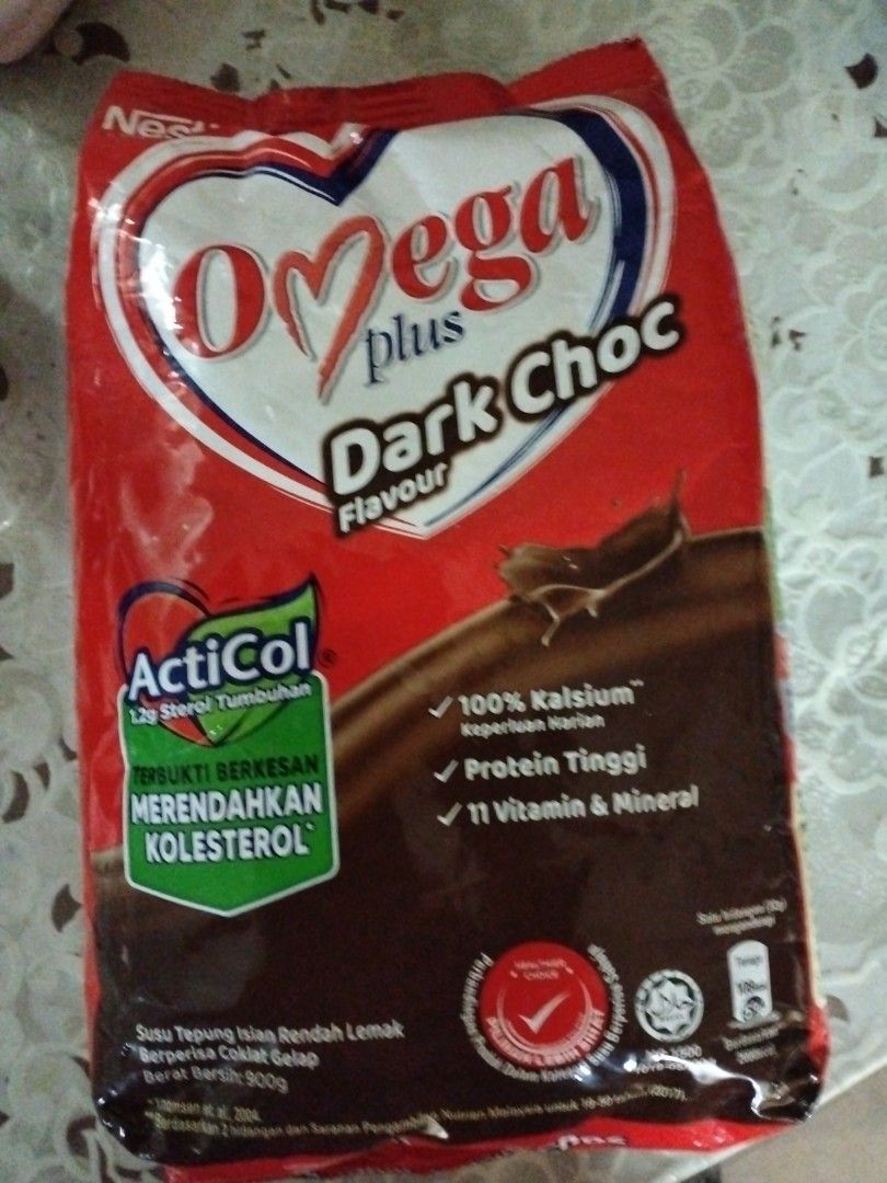 Omega Plus Dark Chocolate drink5, Food & Drinks, Beverages on Carousell