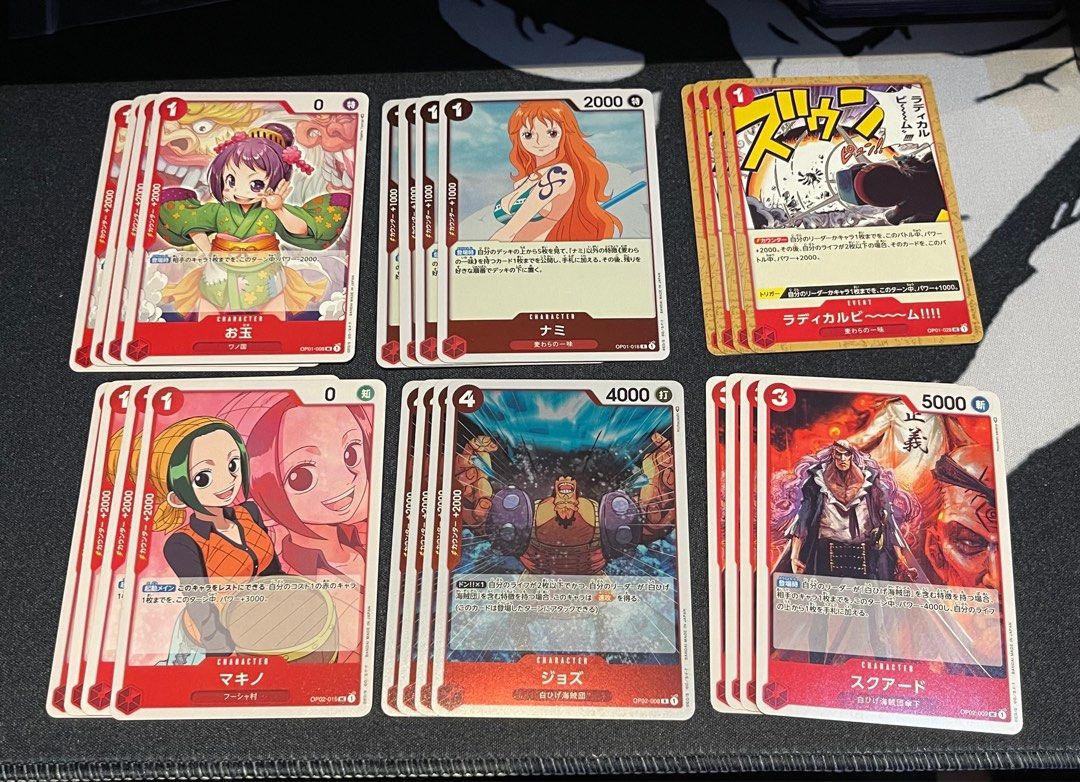 One piece TCG card. Stable playsets. OP1,OP2,OP3 CUR sets, Hobbies & Toys, Memorabilia ...