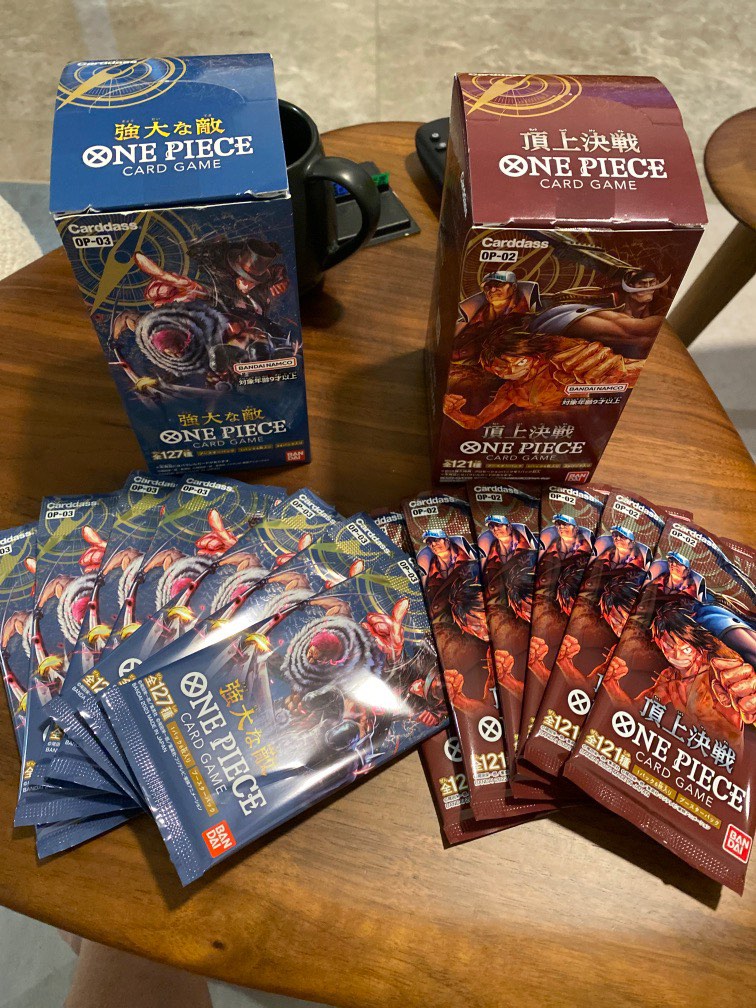 One Piece TCG (OP-02, OP-03), Hobbies & Toys, Toys & Games on Carousell