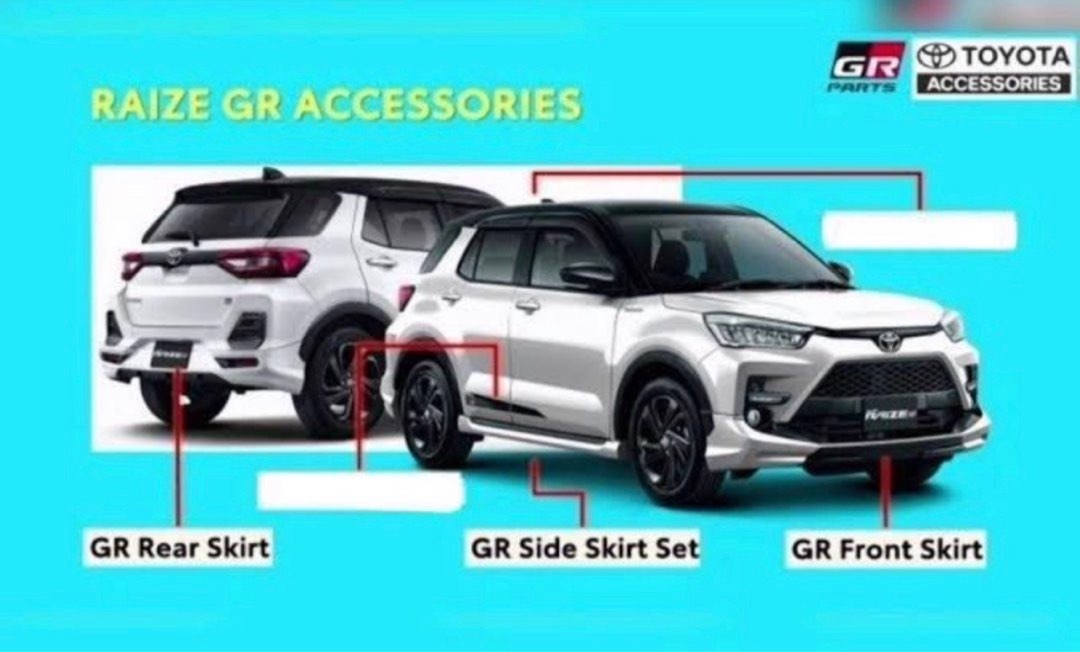 Orig GR Kits for Toyota Raize color RED on Carousell