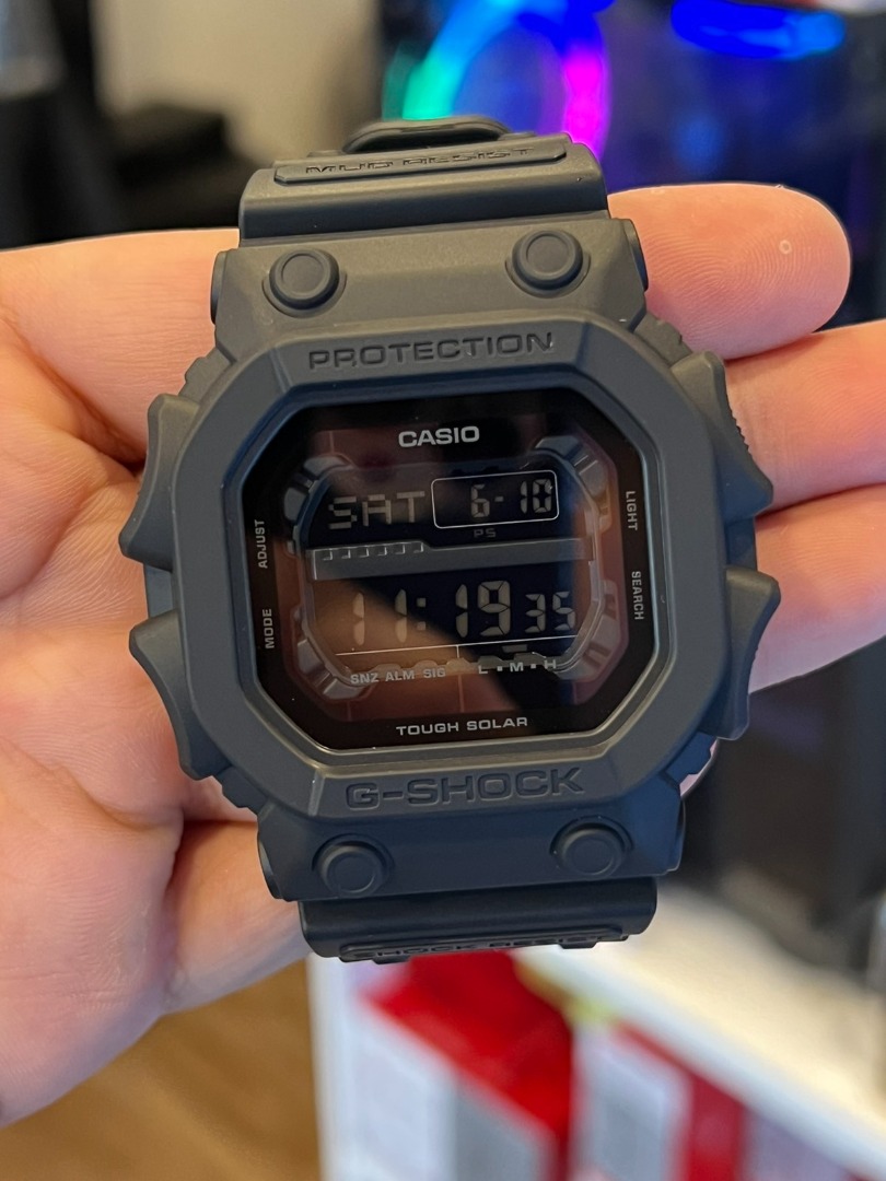 ORIGINAL G-SHOCK King of G Digital Tough Solar Black Resin Band Men's ...