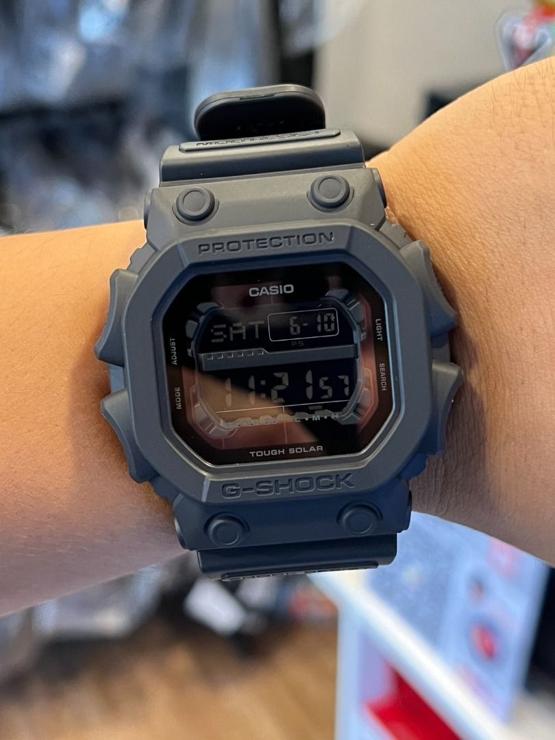 ORIGINAL G-SHOCK King of G Digital Tough Solar Black Resin Band Men's ...