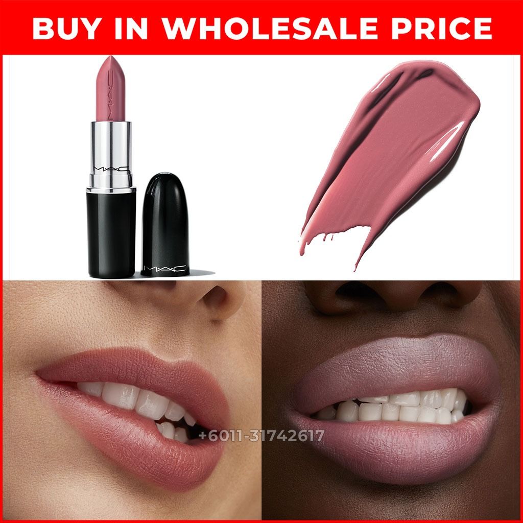 [ORIGINAL] MAC LUSTREGLASS LIPSTICK (524 Syrup), Beauty & Personal Care ...