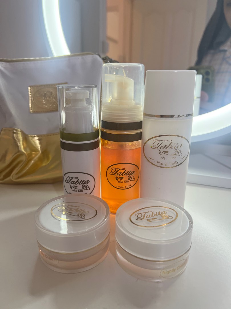 Original Tabita skincare full set with pouch, Beauty & Personal Care ...