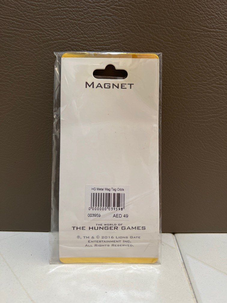 ORIGINAL The Hunger Games MAY THE ODDS BE EVER IN YOUR FAVOR Magnet ...