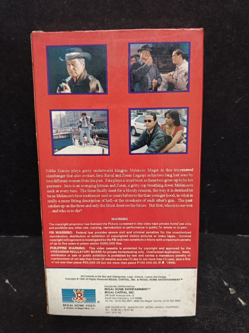 Original VHS tapes: Malencio Magat, Eddie Garcia, Jeric Raval, Zoren ...