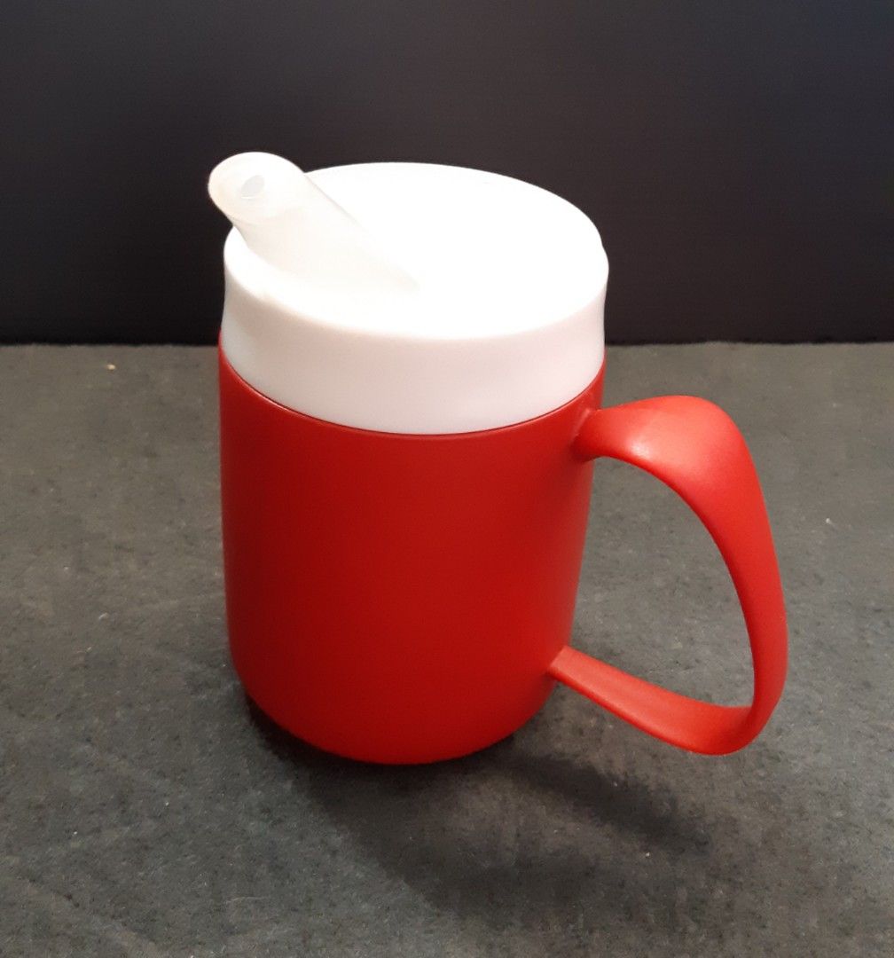 Ornamin double wall mug with spouted lid, Furniture & Home Living ...