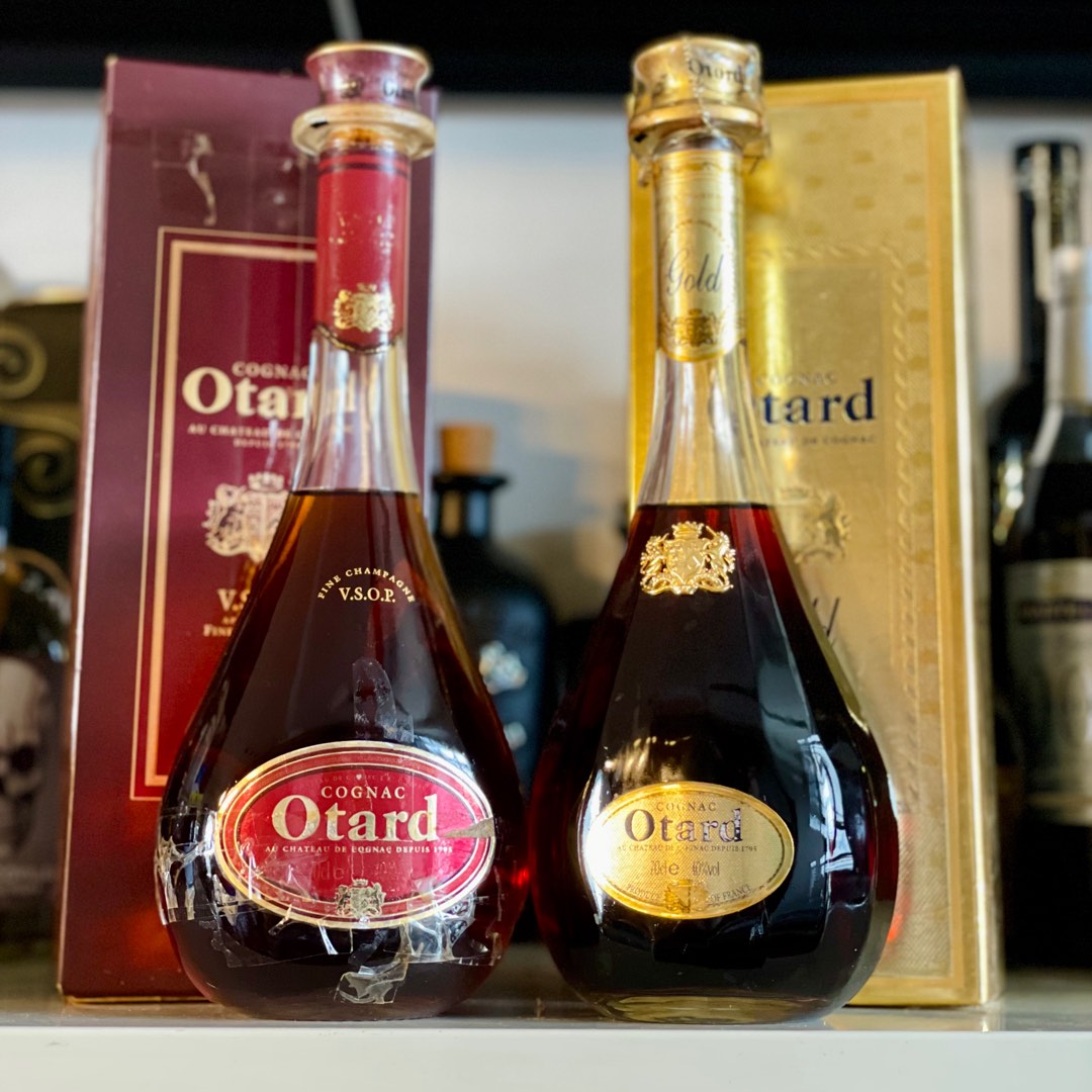 Otard XO & VSOP vintage Cognac Gold w box 700ml, Food & Drinks ...