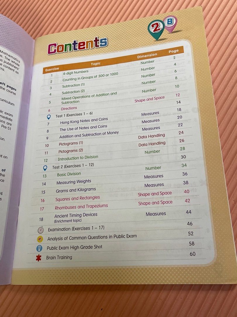 Pan Lloyds Side by Side Mathematics Exercises 2B / 樂思小二數學練習, 興趣及遊戲, 書本 ...