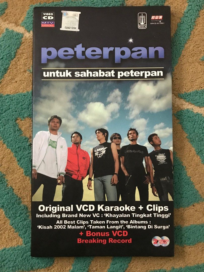 PETERPAN Original VCD (Karaoke + Clips), Hobbies & Toys, Music & Media ...
