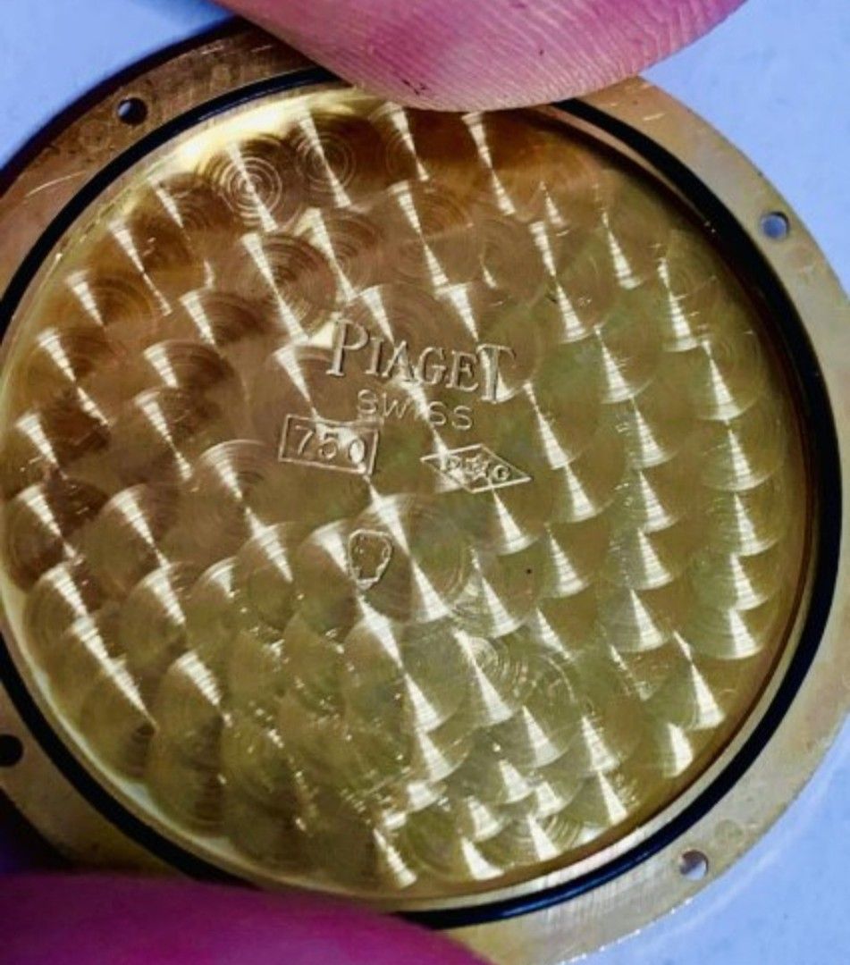 (PIAGET) 35mm vtg rare 18k solid gold piaget - Ref 24001 - 18k solid ...