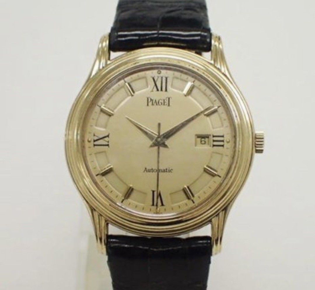 (PIAGET) 35mm vtg rare 18k solid gold piaget - Ref 24001 - 18k solid ...