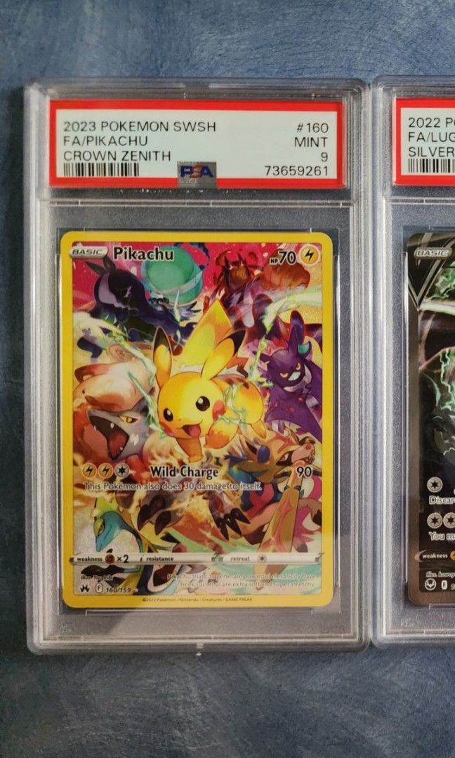 Pikachu Crown Zenith SR PSA 9 pokemon, Hobbies & Toys, Toys & Games on Carousell