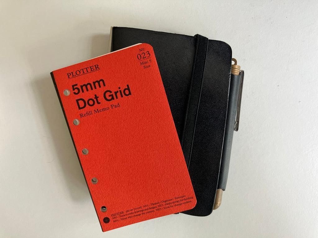 Plotter Bridle 5-Ring Leather Binder (Mini 5 Size) with accessories, Hobbies & Toys, Stationery ...