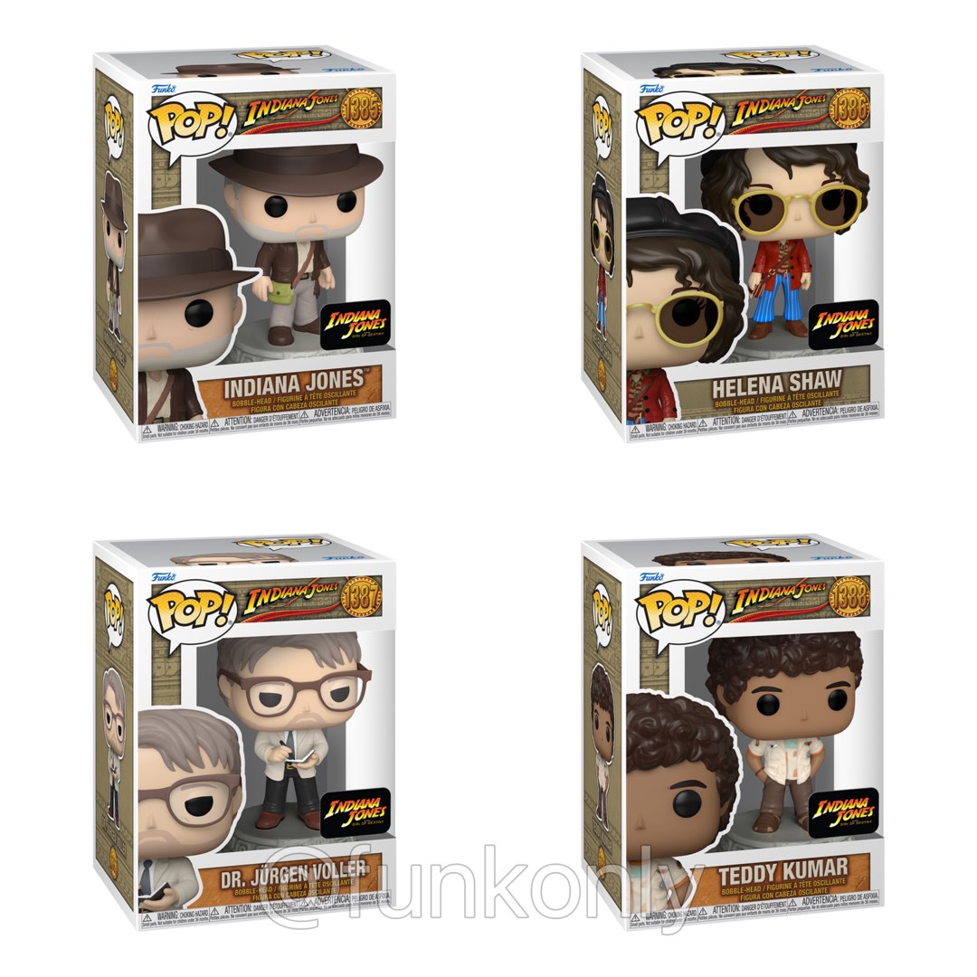 [PO] Indiana Jones and the Dial of Destiny Pop! Vinyl Figures - Indiana ...