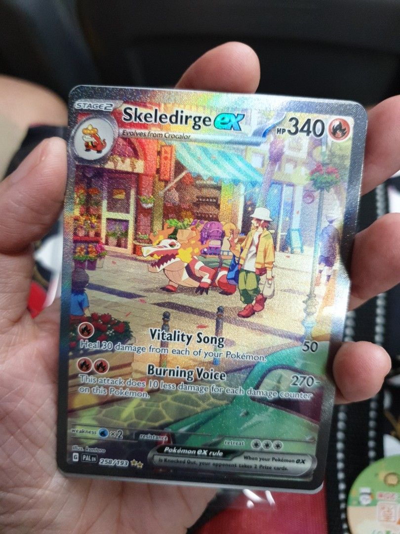 Pokemon Card English Skeledirge ex SAR, Hobbies & Toys, Toys & Games on ...