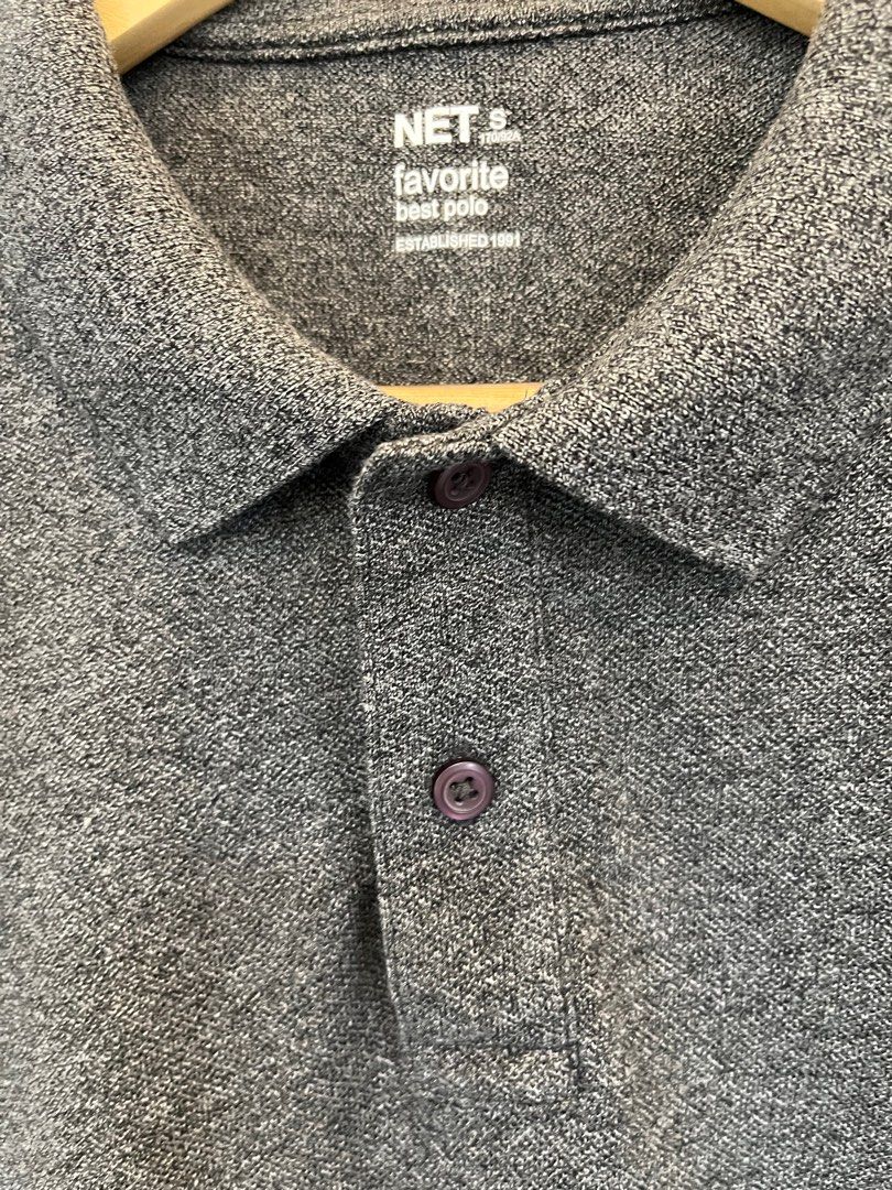 polo shirt acid gray men on Carousell