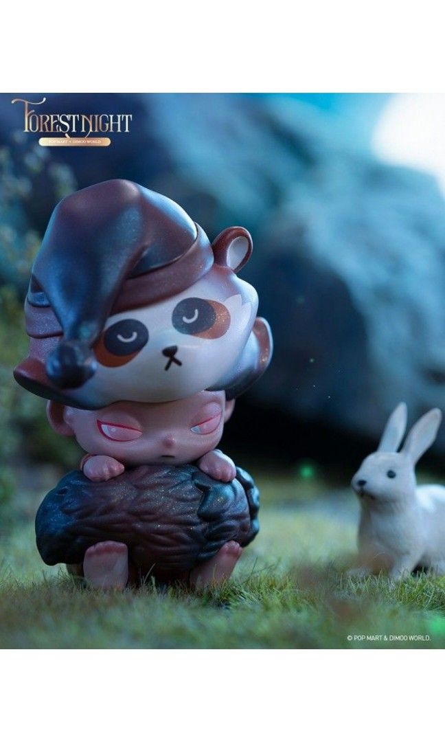 popmart dimoo forest night racoon, Hobbies & Toys, Toys & Games on ...