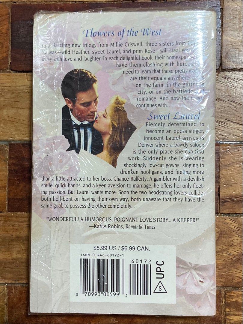 Pre-loved Book Sweet Laurel by Millie Criswell on Carousell