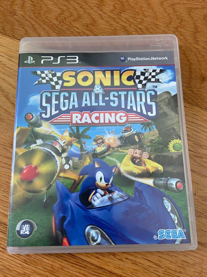 PS3 Sonic Sega All Stars Racing 超音鼠 世嘉 全明星 賽車 PlayStation 3 game, 電子遊戲 ...