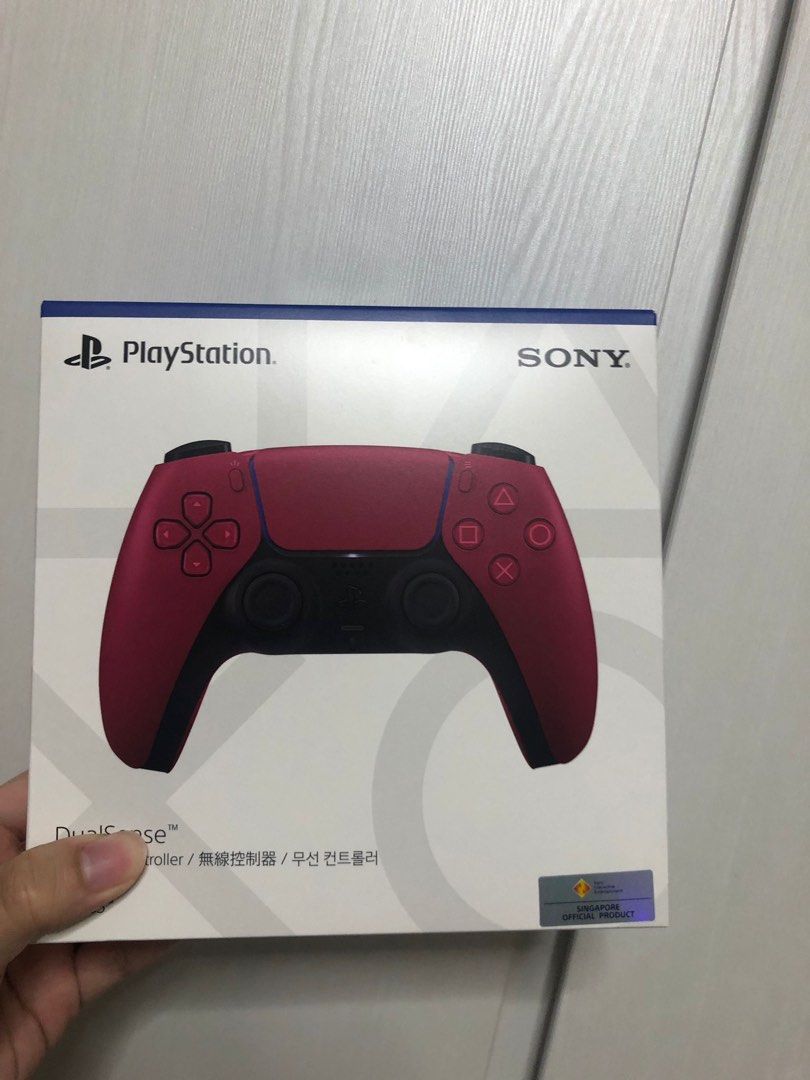 PS5 Dualsense Cosmic Red Controller, Video Gaming, Gaming Accessories ...
