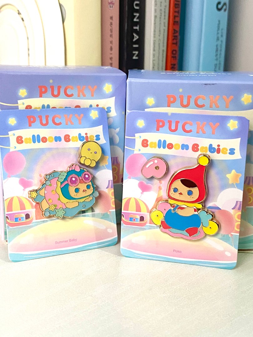 Pucky Balloon Babies Badges / Pins Popmart, Hobbies & Toys, Toys ...