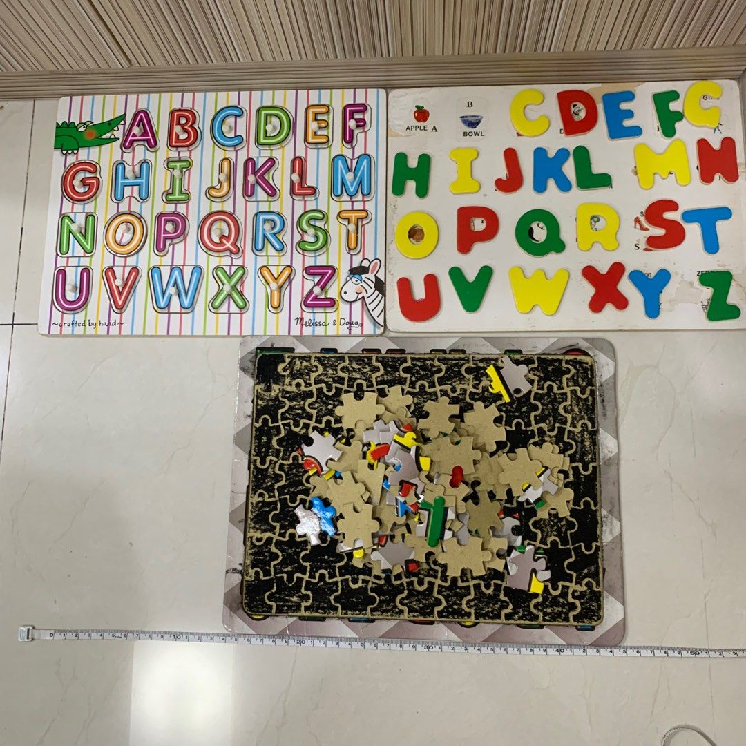 Puzzle huruf/puzzle abjad/puzze alphabet/puzzle anak/puzzle, Toys ...